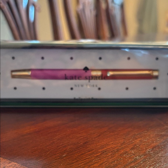 kate spade | Office | Nwt Kate Spade Pink And Gold Pen | Poshmark